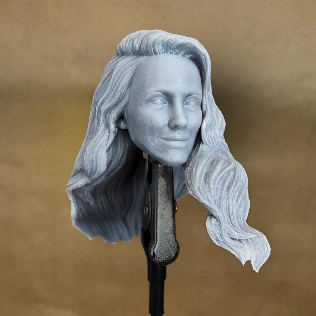 Custom KAT DENNINGS (broke Girl) Head | 8k Resin Print | for 4" / 6 ...