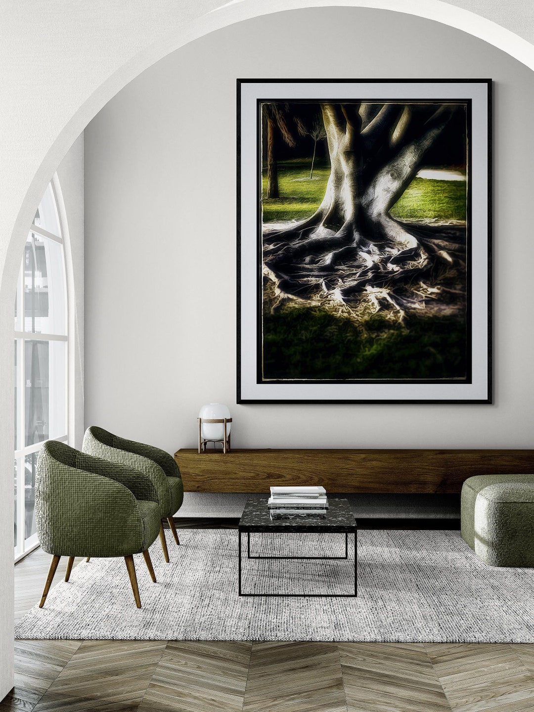 Tree Photography Art, Enchanting Tree Roots Fine Art Print, Nature Wall ...