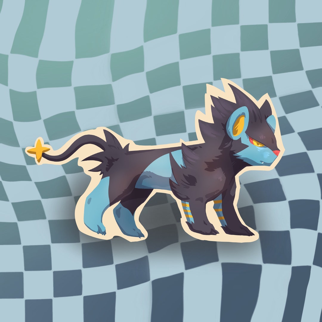 Luxray - Vinyl Sticker - Etsy