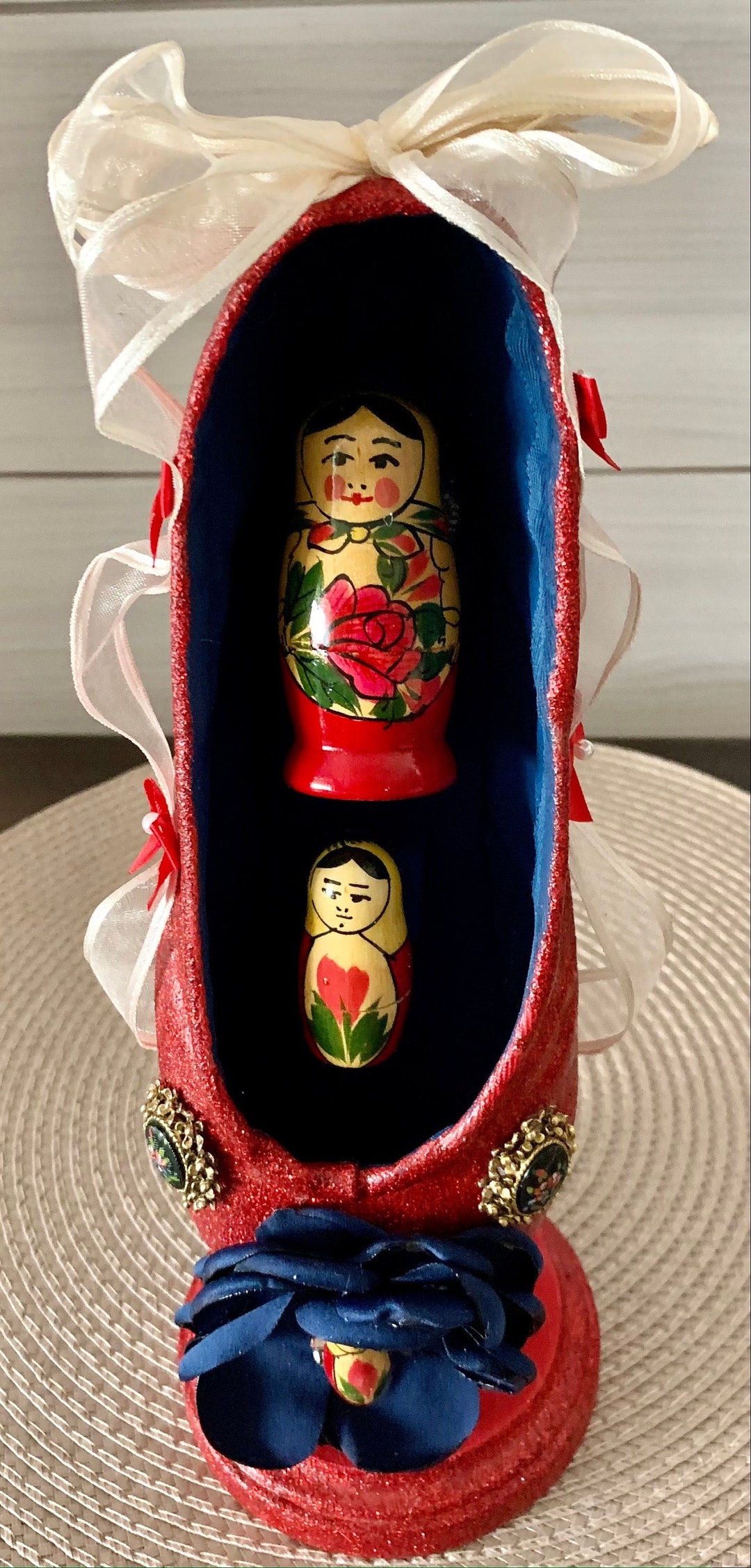 Russian Dolls Pointe Shoe Design - Etsy