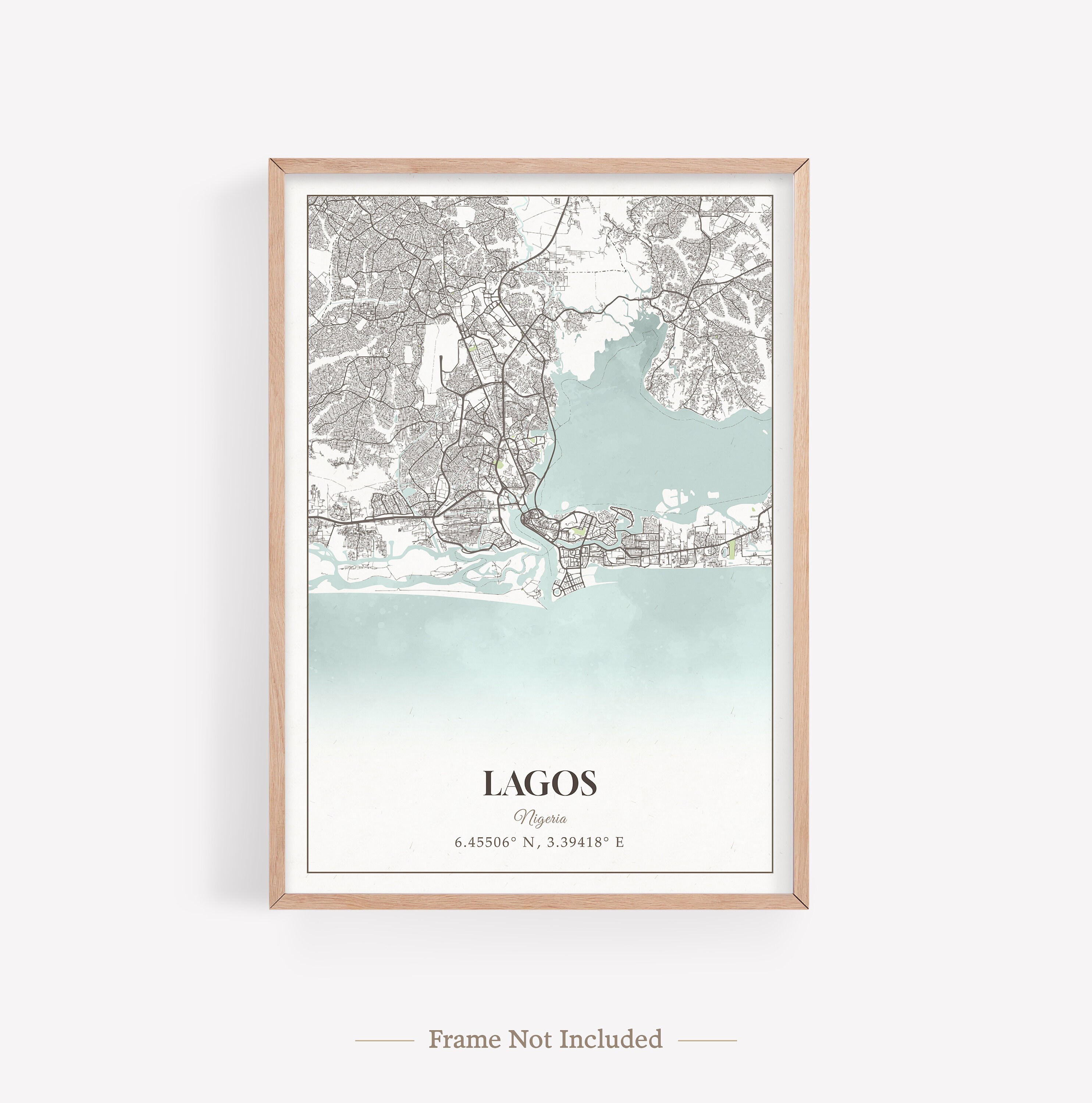 Lagos City Prints Set of 6 Lagos Photo Poster Lagos Map - Etsy
