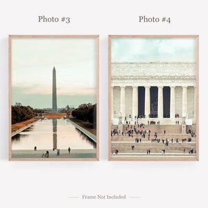 Washington D.C. City Prints Set of 6, Washington D.C. Photo Poster ...