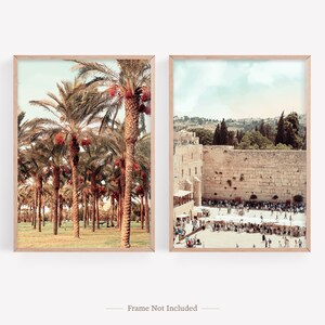 Israel Prints Set of 6, Israel Poster Photos, Israel Map, Israel Wall ...