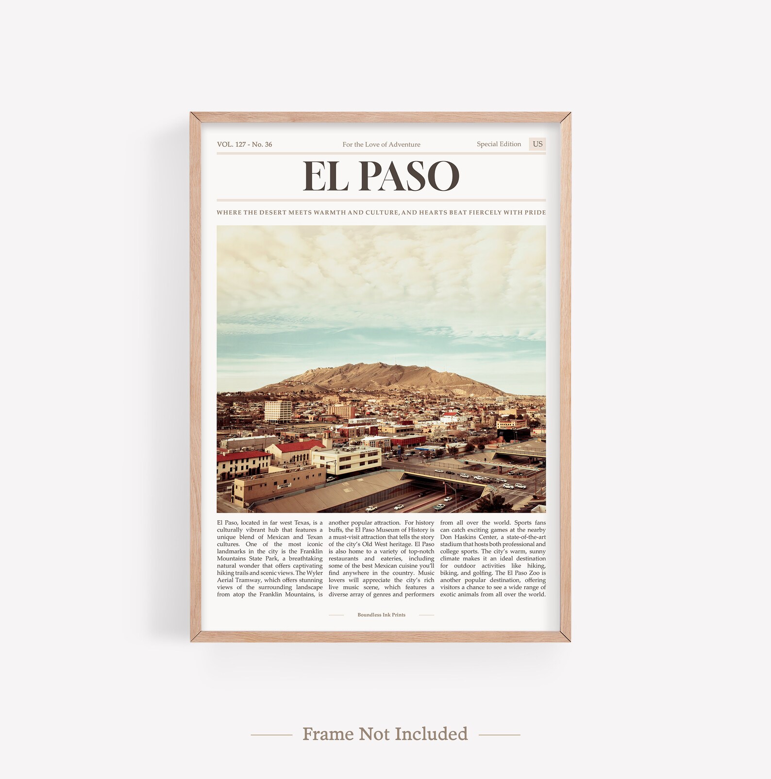 El Paso City Prints Set of 6 El Paso Photo Poster El Paso - Etsy