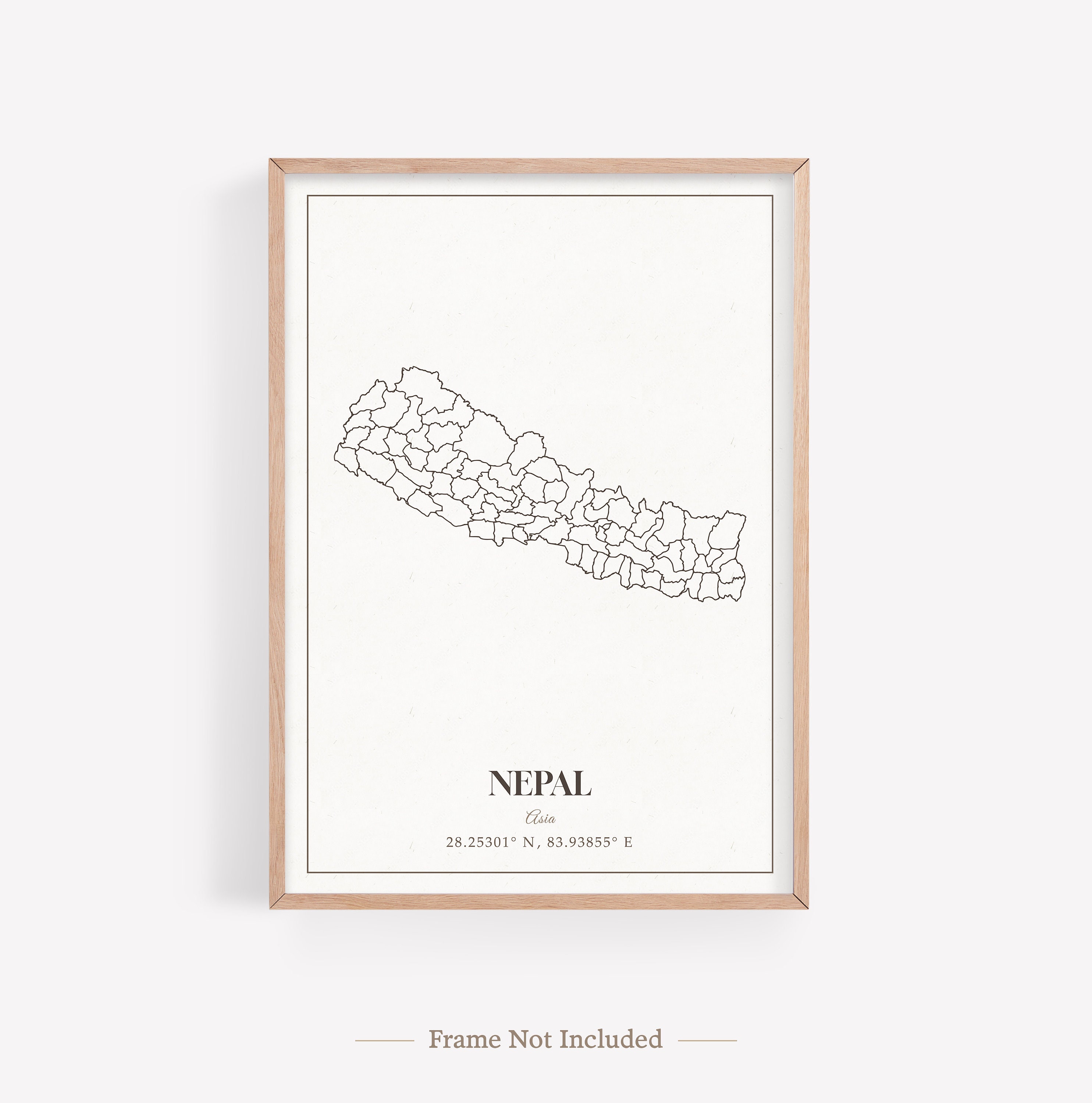 Nepal Prints Set of 6 Nepal Poster Photos Nepal Map Nepal - Etsy