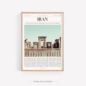 Iran Prints Set of 6, Iran Poster Photos, Iran Map, Iran Wall Art, Iran ...