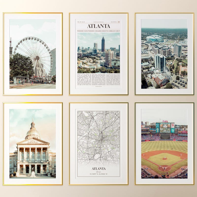 Atlanta Print - Etsy
