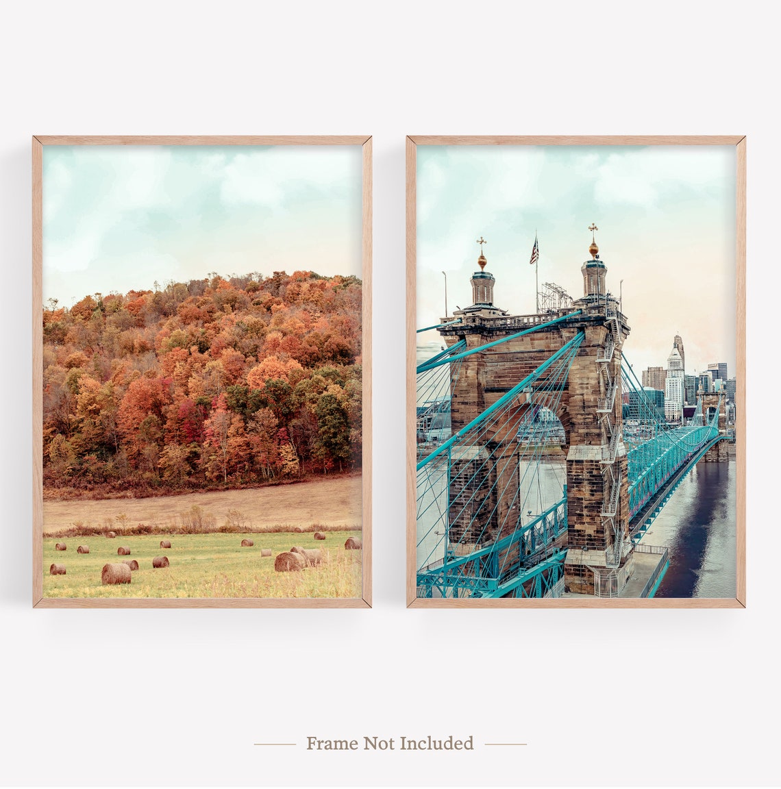 Ohio State Prints Set of 6 Ohio Photo Poster Ohio Map Ohio - Etsy