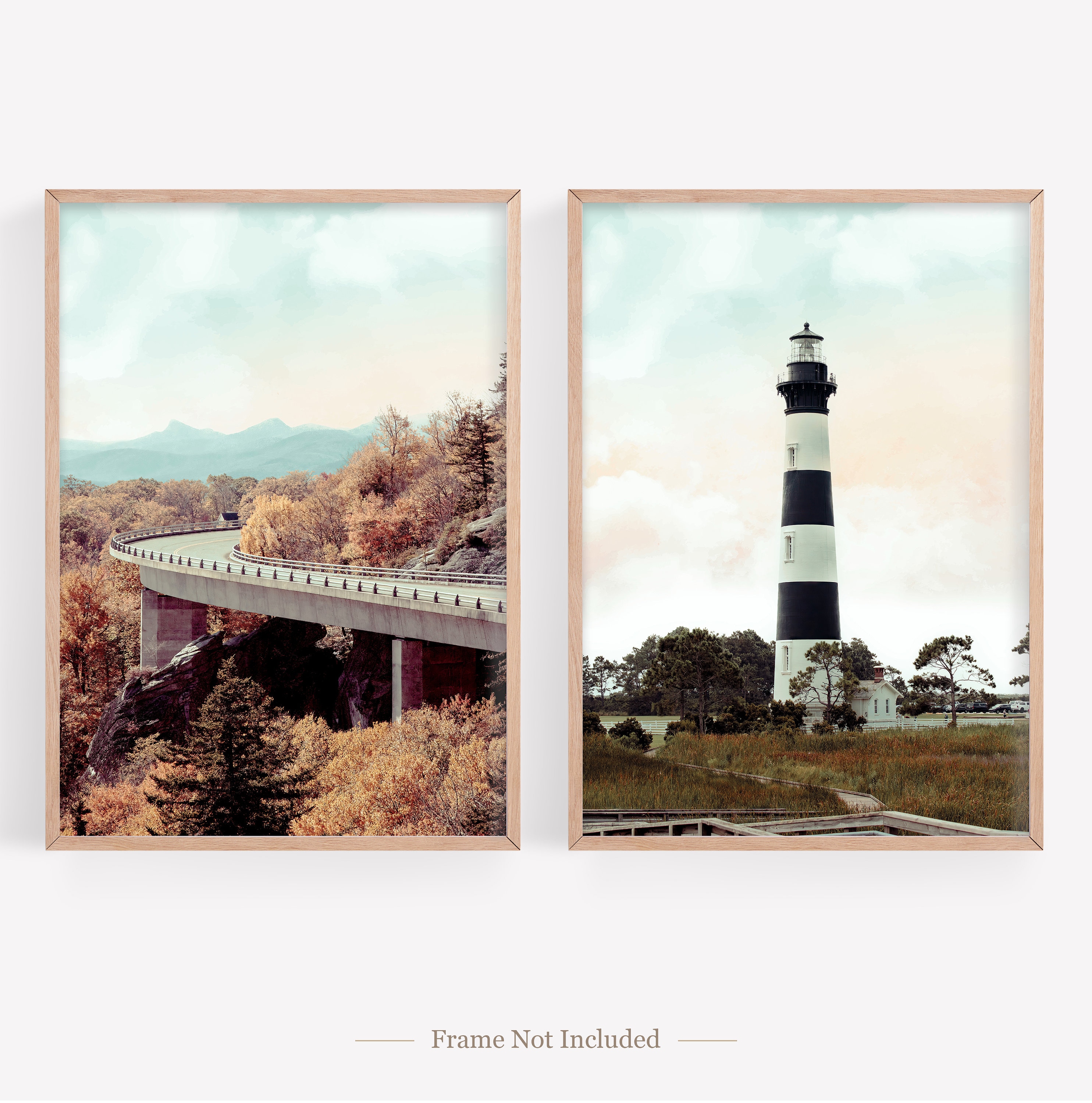 North Carolina State Prints Set of 6 North Carolina Photo - Etsy