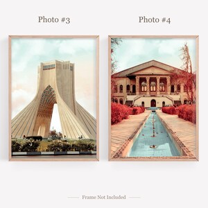 Tehran City Prints Set of 6, Tehran Photo Poster, Tehran Map, Tehran ...