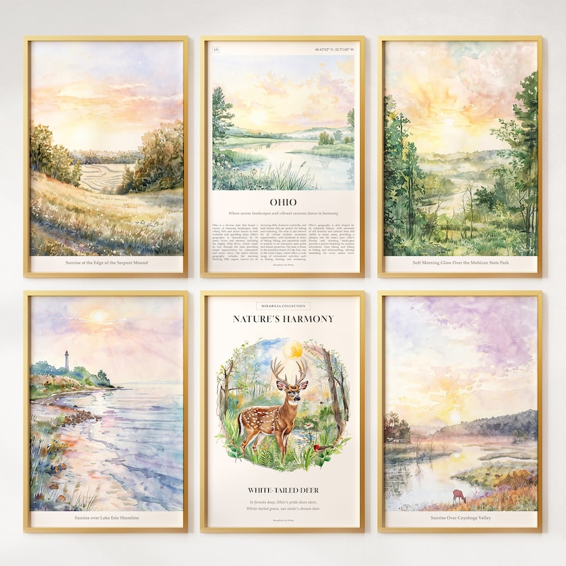Ohio Art Print - Etsy