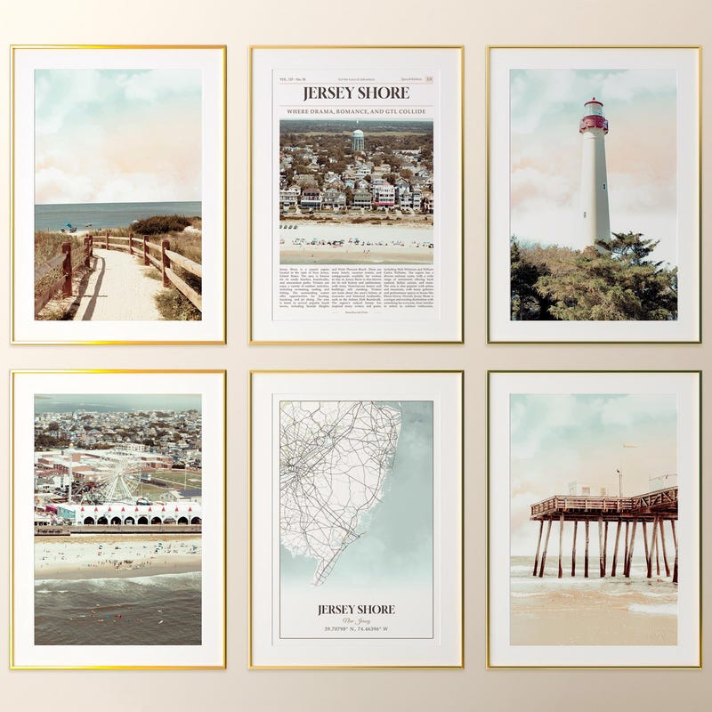 Vintage Jersey Shore Prints - Etsy