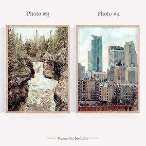 Minnesota State Prints Set of 6, Minnesota Photo Poster, Minnesota Map ...