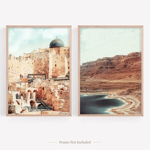 Israel Prints Set of 6, Israel Poster Photos, Israel Map, Israel Wall ...