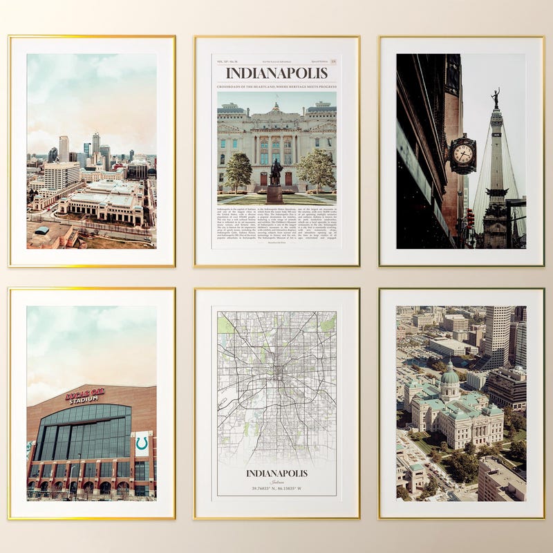 Indianapolis Art - Etsy