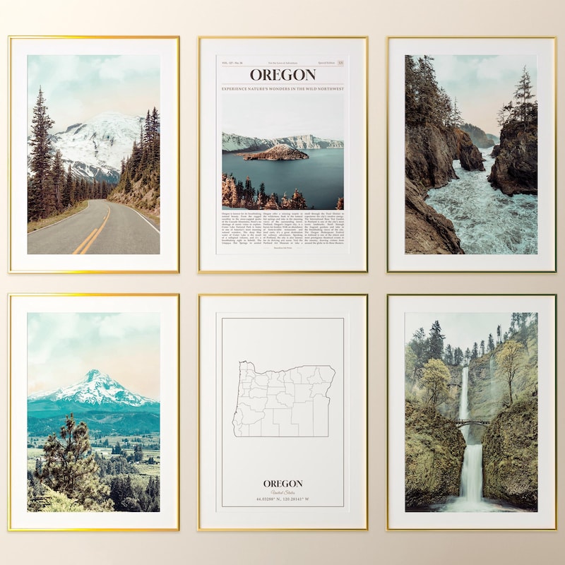 Oregon Wall Art - Etsy
