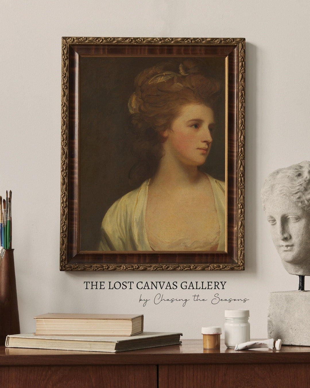 Portrait of a Lady | Vintage Portrait Painting for Digital Download ...