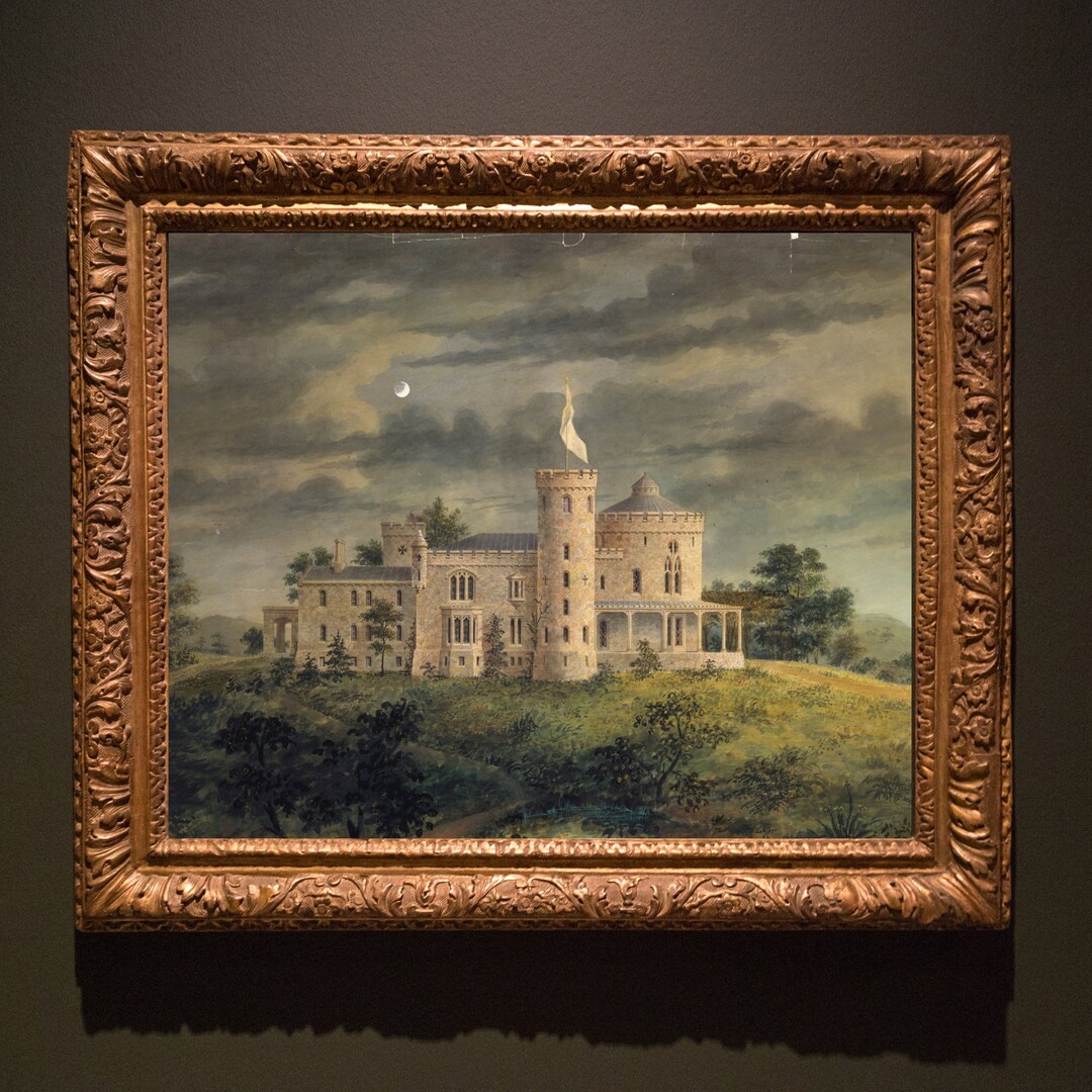 Ericstan | Antique Castle Painting for Digital Download | Vintage ...