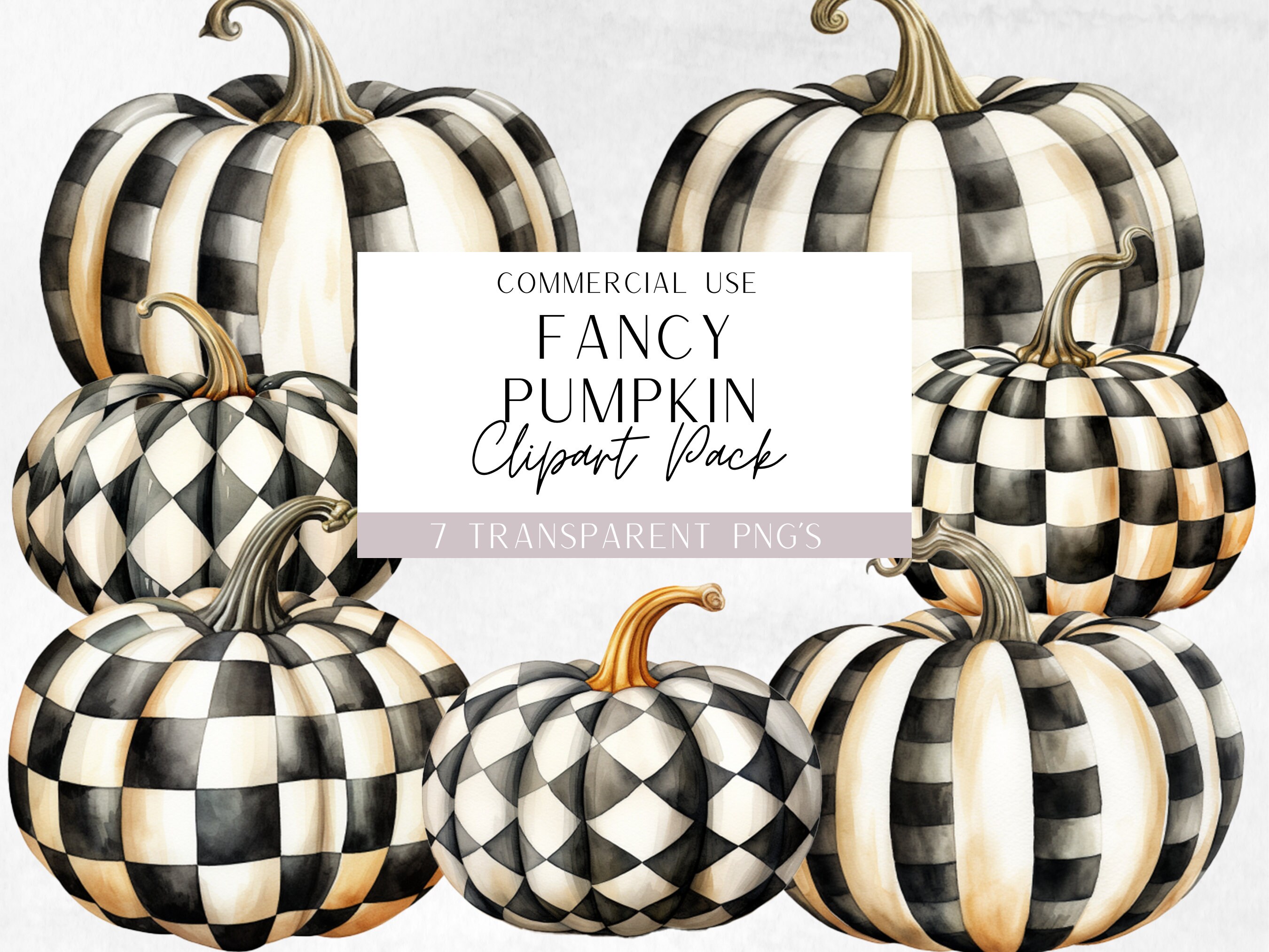 Pumpkin Clipart , Black and White Halloween Pumpkin, Spooky Clip Art ...