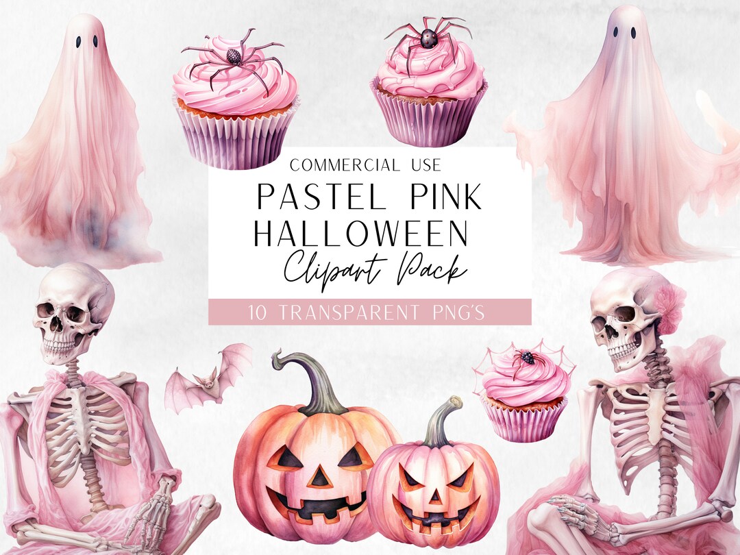 Halloween Clipart , Pink Halloween Clipart, Transparent PNG ...
