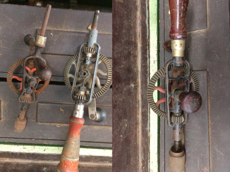 Vintage Wooden Tool Chest With Complete Set of 24 Sandusky Planes ...