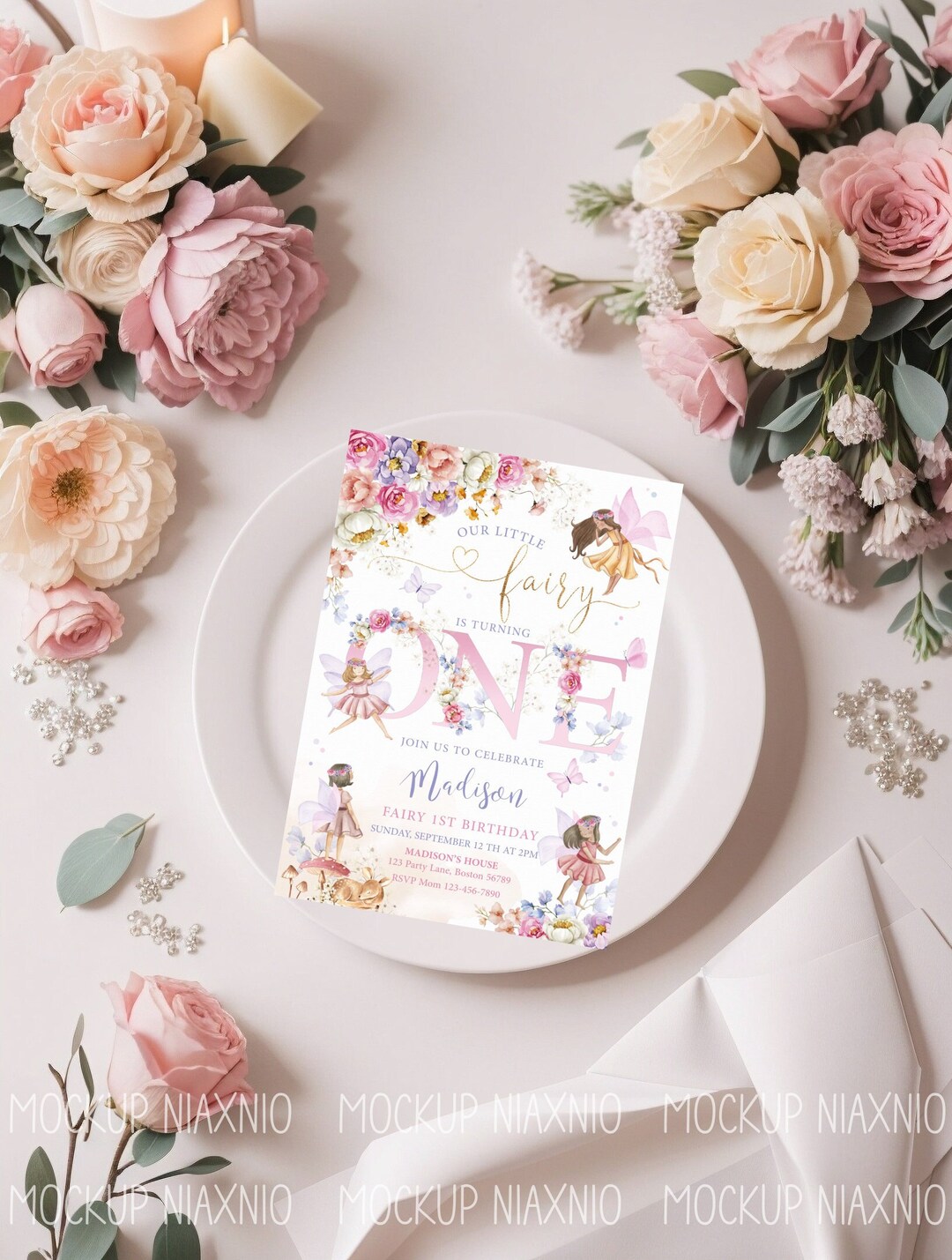 MOCKUP Invitation, Invitation Mockup Wedding Stationery Mockup,digital ...