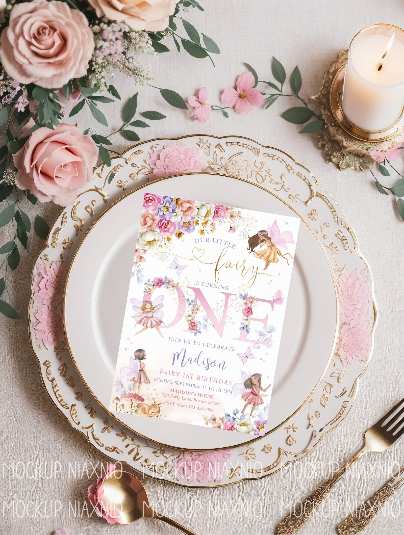 MOCKUP Invitation, Invitation Mockup Wedding Stationery Mockup,digital ...