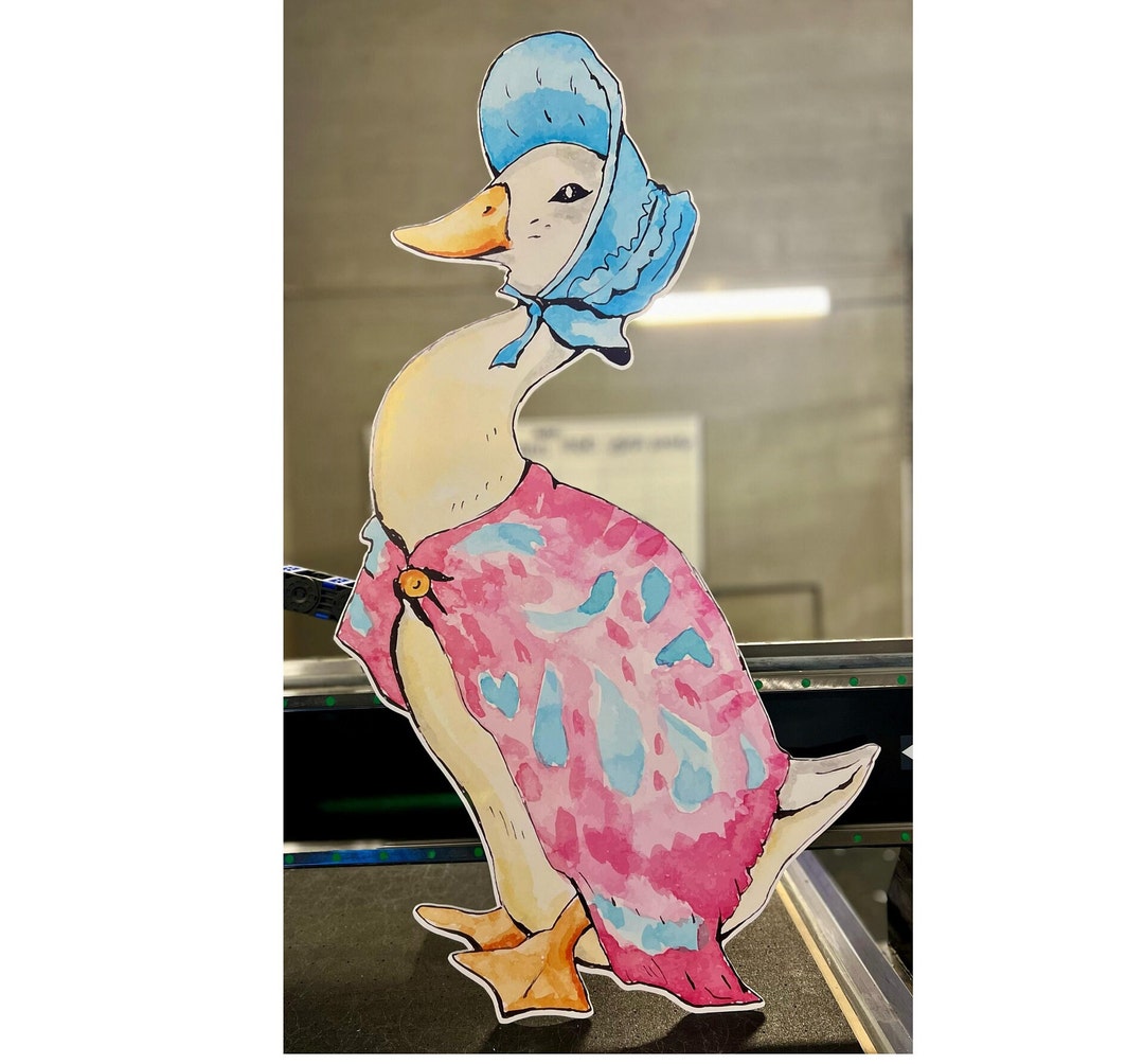 CUSTOM CUTOUTS Goose RABBIT Birthday: Cutout Decor Animals, Printable ...