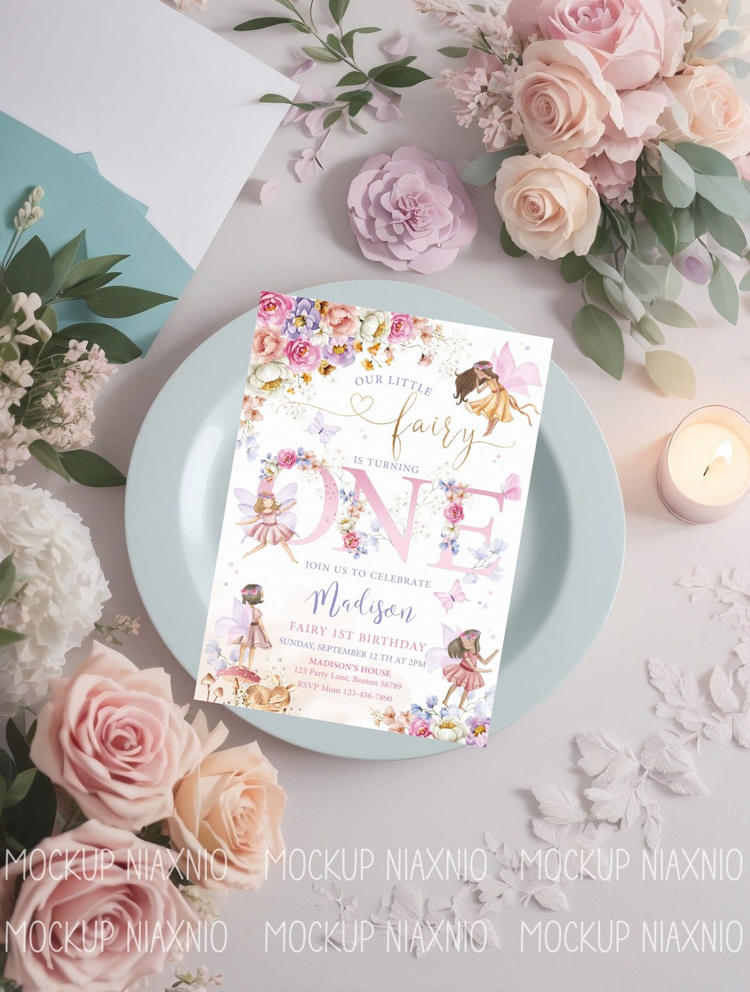 MOCKUP Invitation, Invitation Mockup Wedding Stationery Mockup,digital ...