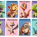 Children's Dinosaur Flash Cards + 4 FREE Coloring Pages - Etsy
