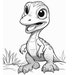 Children's Dinosaur Flash Cards + 4 FREE Coloring Pages - Etsy