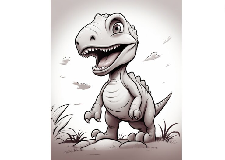 Children's Dinosaur Flash Cards + 4 FREE Coloring Pages - Etsy