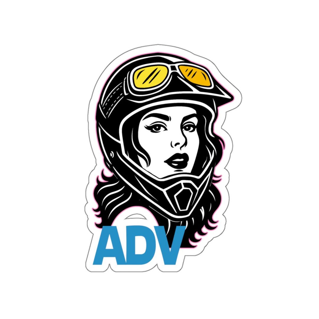 ADV Rebel Rider Die-cut Sticker | Motorcycle Helmet, Car Decor - Etsy