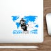 Adventure Motorcycle Die-cut Stickers | Born for This, Biker Decal ...