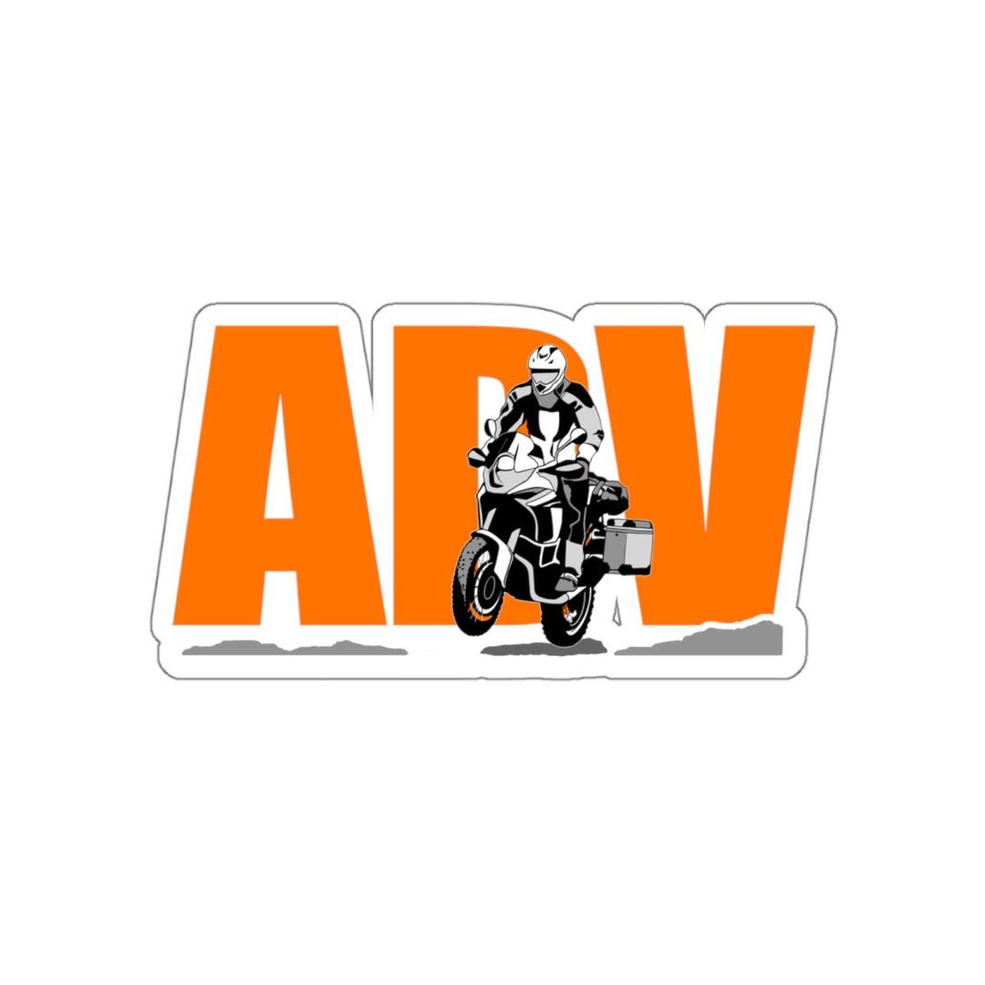 Adventure Motorcycle Die-cut Sticker, Travel Biker Decor - Etsy