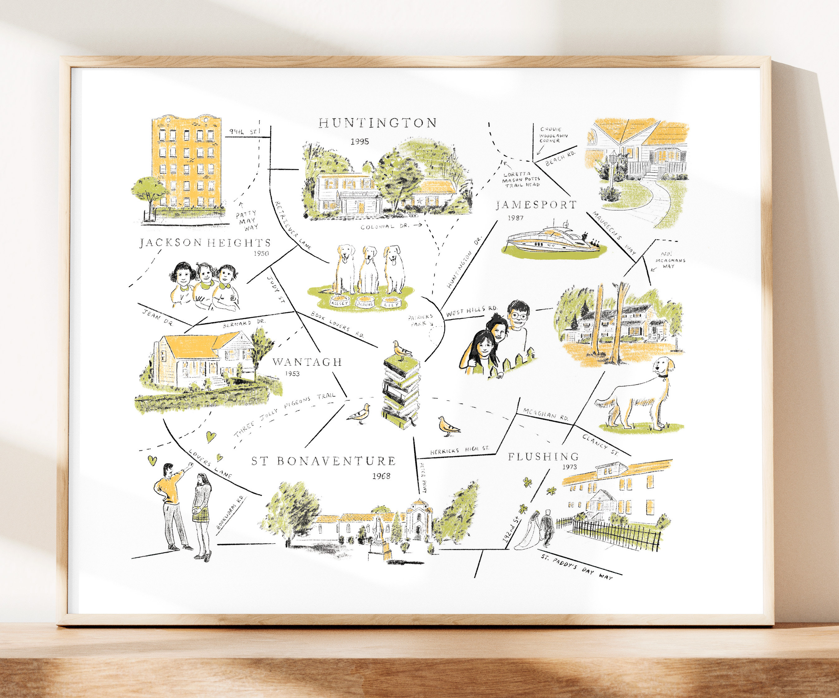 Custom Memory Map - Etsy