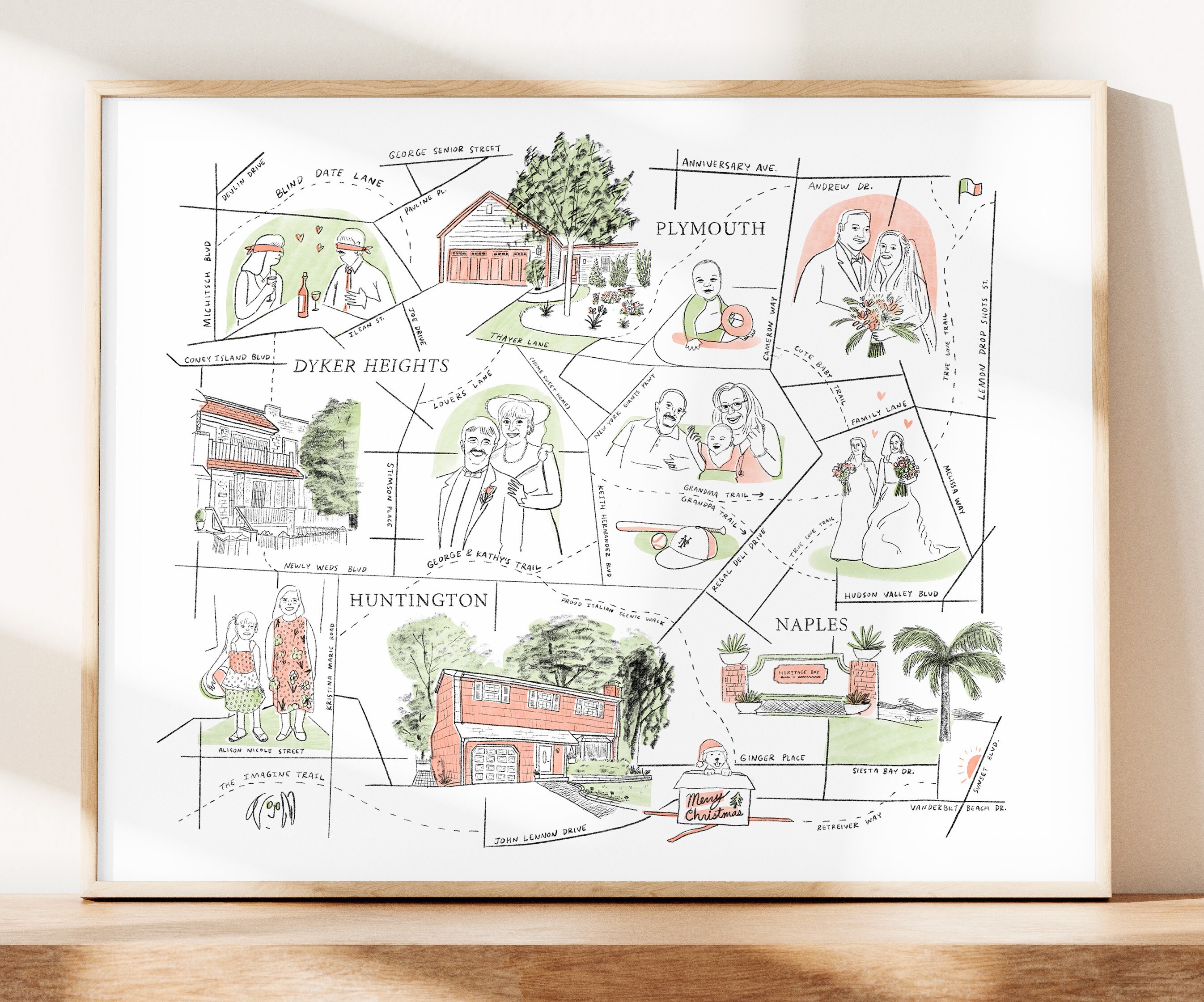 Custom Memory Map - Etsy