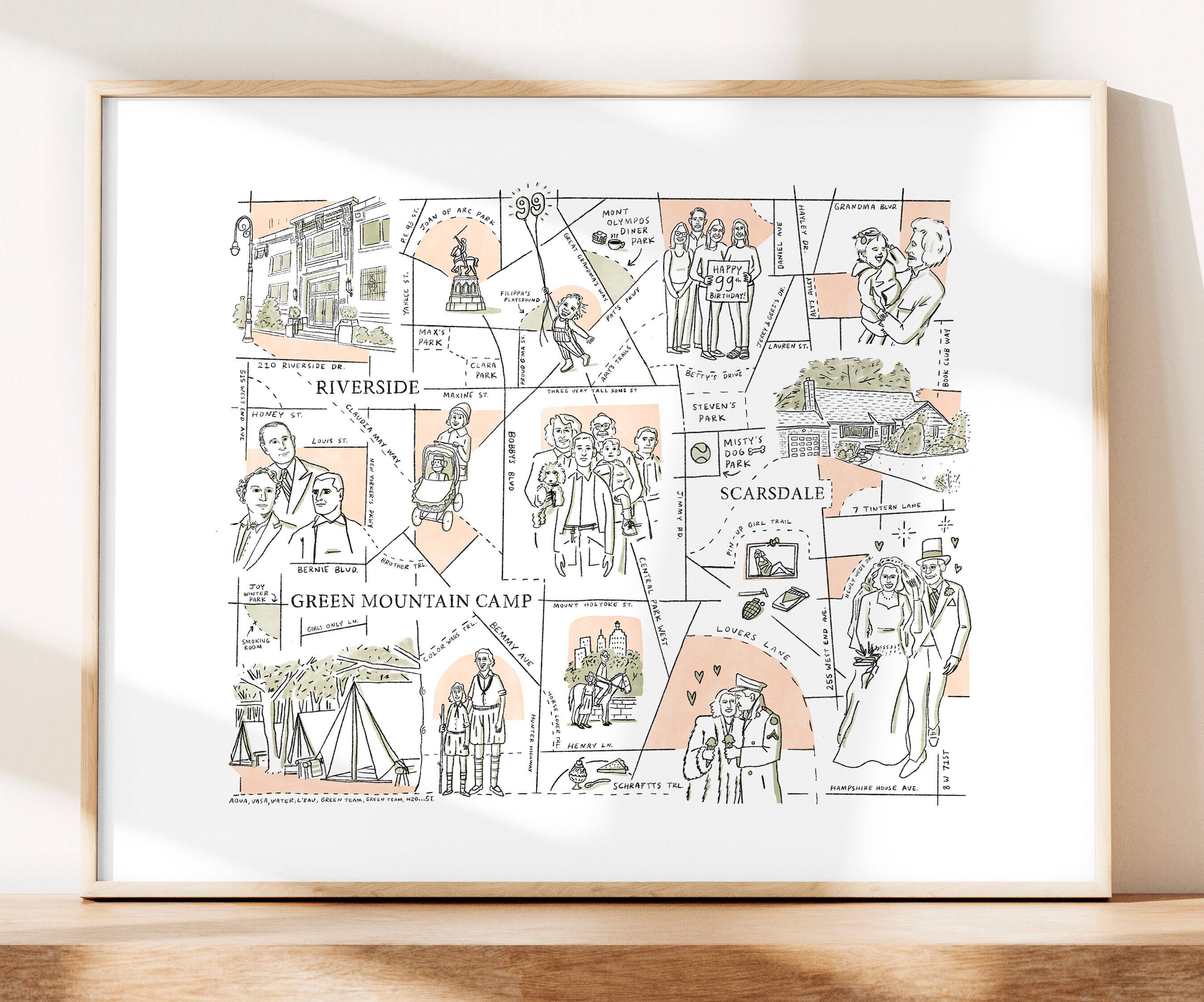 Custom Memory Map - Etsy