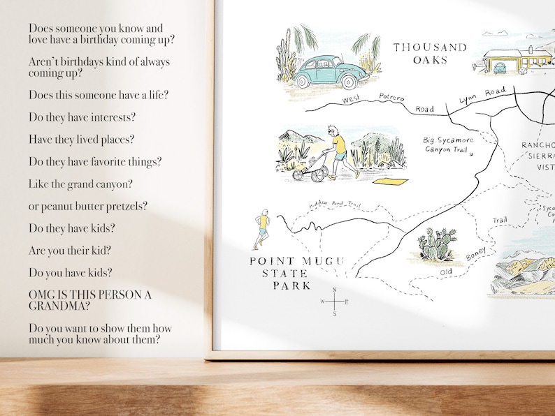 Custom Memory Map - Etsy