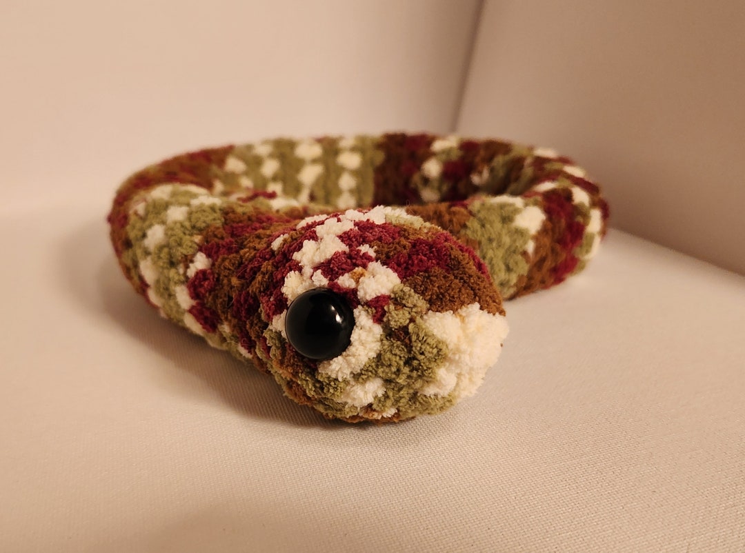 Handmade Crochet Snake - Etsy