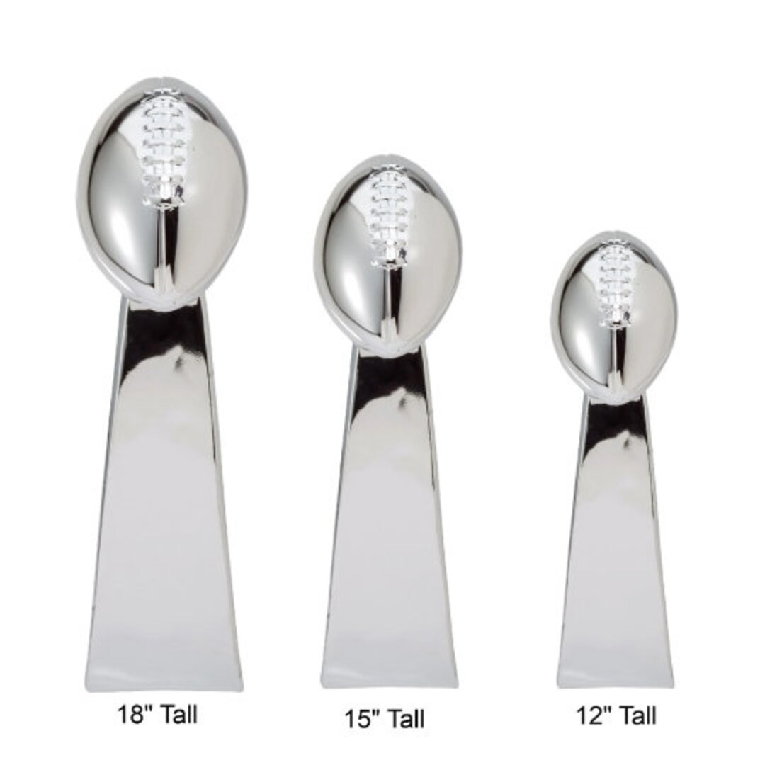 Chrome Football Resin Trophy - Etsy