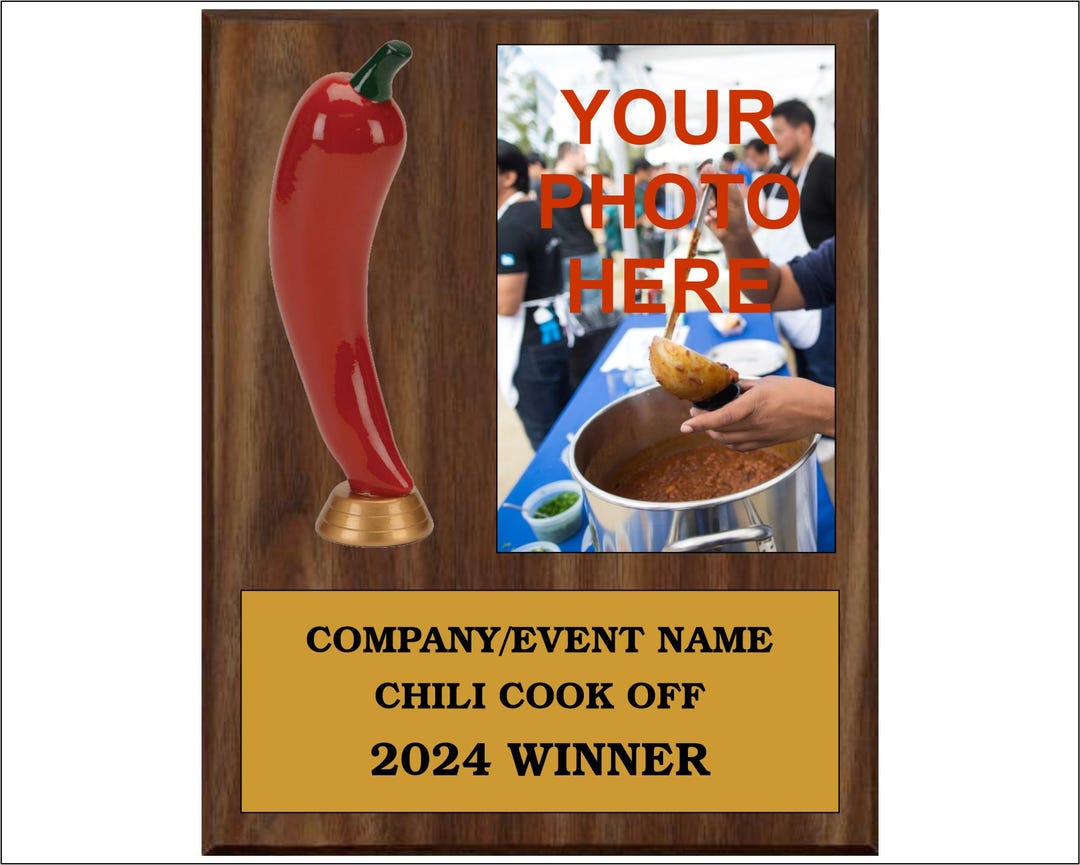 Chili Cook off Plaque 8" X 10" - Etsy