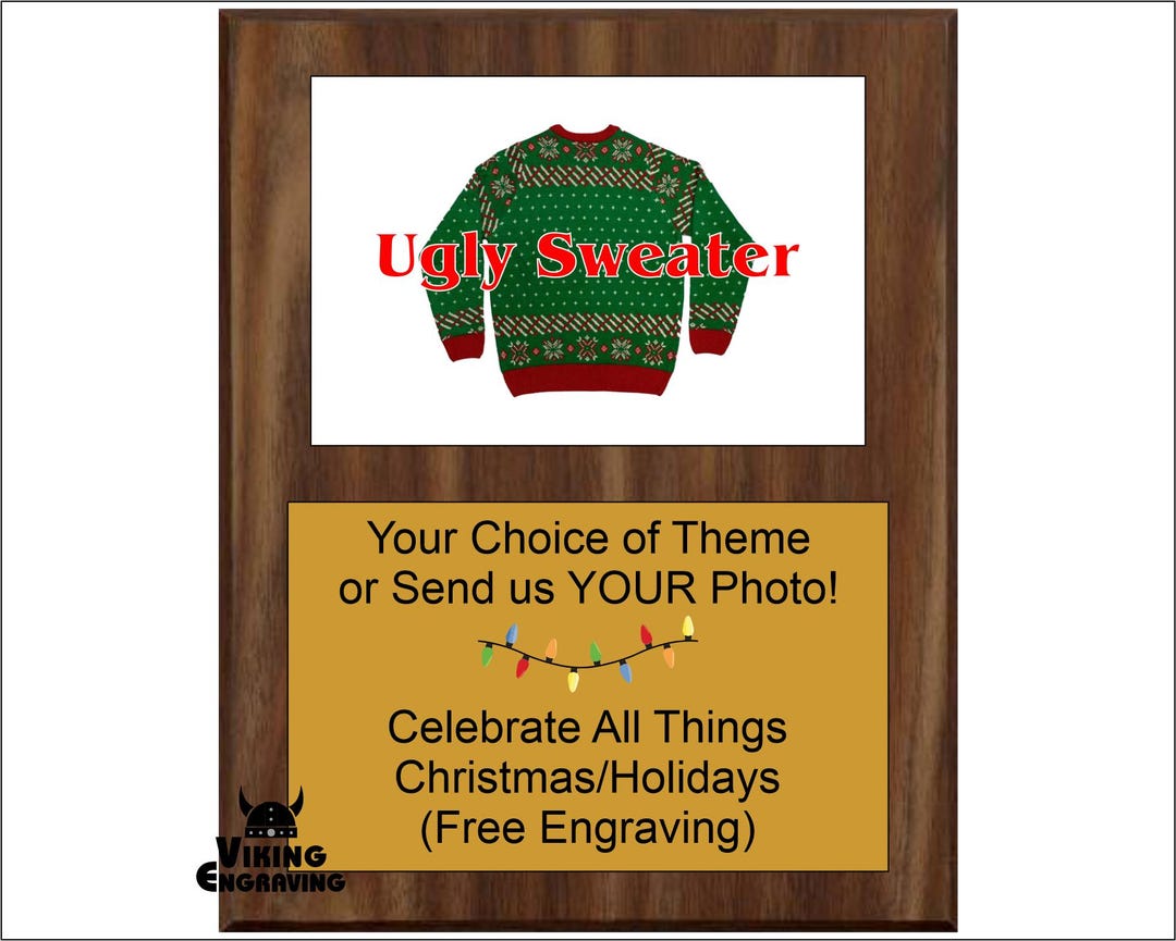 Christmas/holidays Theme Celebration Photo Plaque 8x10 - Etsy
