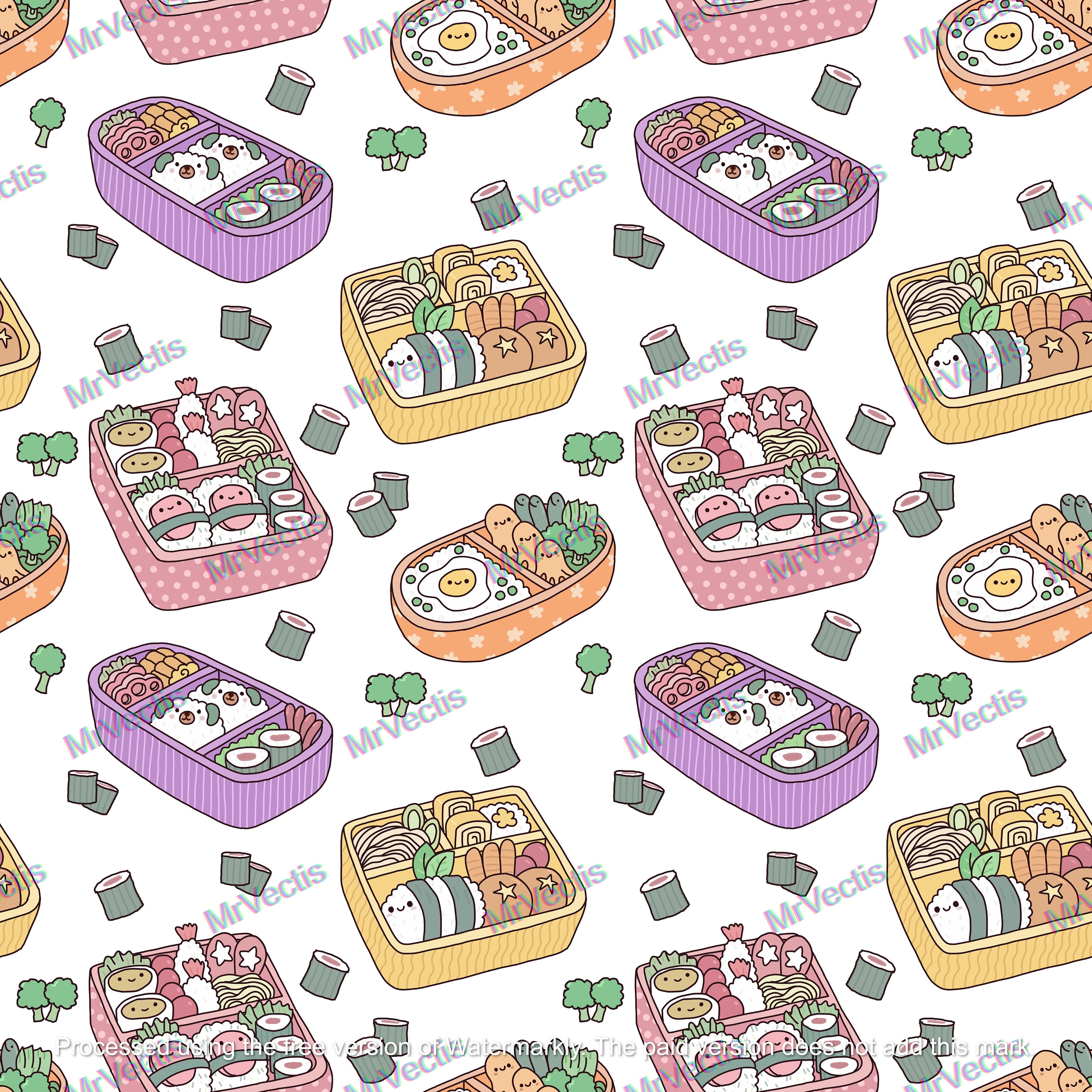 Digital Download Famous Bento Box Japanese Pattern Design PNG Mug Wrap ...