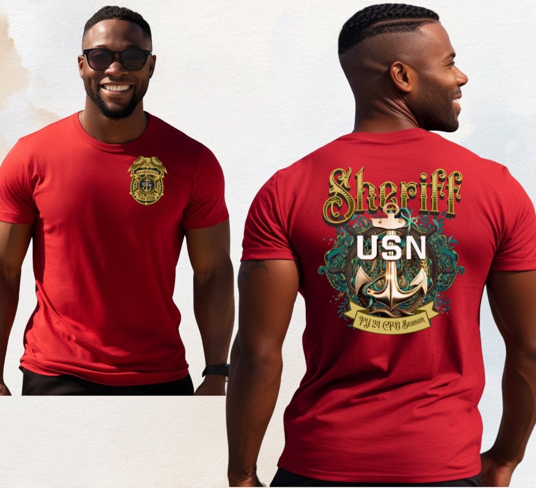 CPO Season Sheriff Shirts Jersey Short Sleeve Tee - Etsy