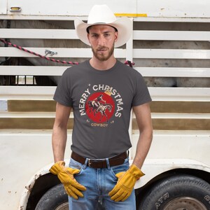Cowboy Santa Unisex Jersey Short Sleeve Tee - Etsy