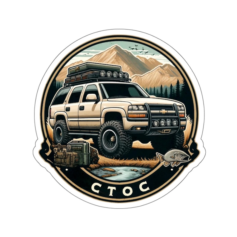 CTOC - Chevy Tahoe Overland & Camping - Kiss-cut Stickers - Etsy