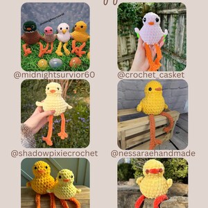 Leggy Chicky Amigurumi Crochet Pattern / Spring Crochet Pattern - Etsy