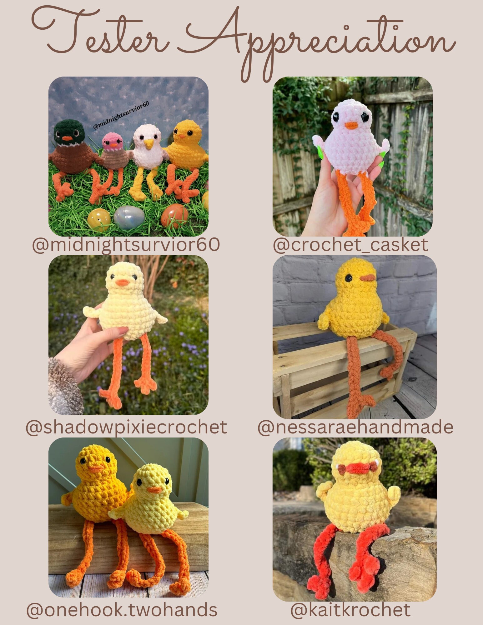 Leggy Chicky Amigurumi Crochet Pattern / Spring Crochet Pattern - Etsy