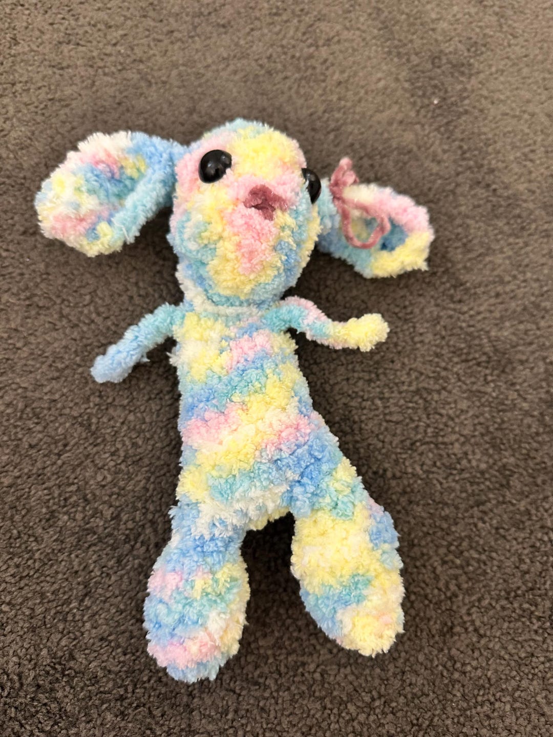 Handmade Crochet Bunny – Soft & Cuddly Plush Toy With Light Stuffing ...